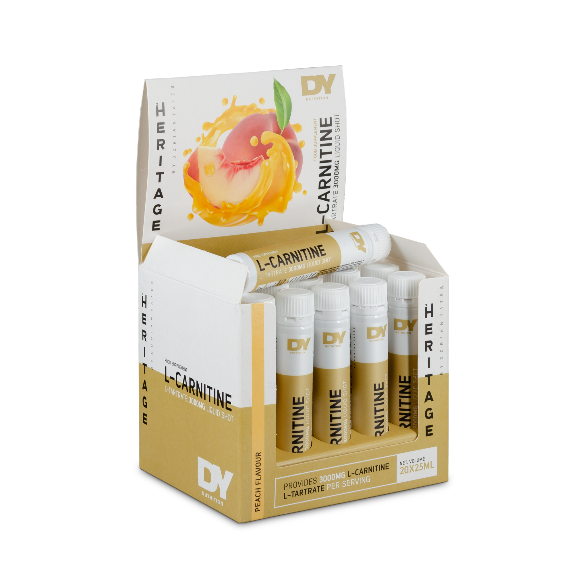 Wellness Liquid L-Carnitine Shots | 20 x 25 ml – DY Nutrition Greece