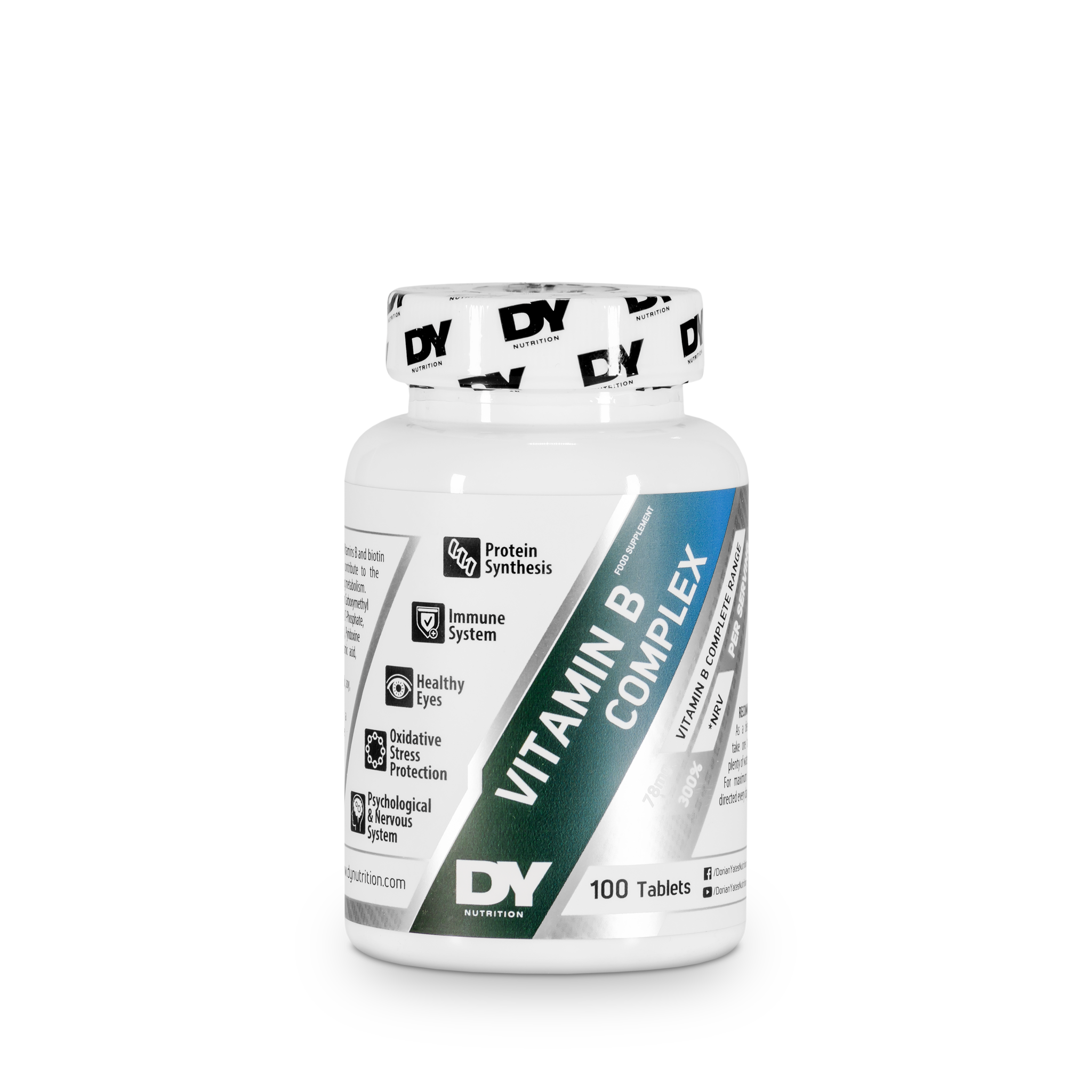 Wellness Vitamin B Complex | 100 ταμπλέτες, 100 δόσεις – DY Nutrition ...